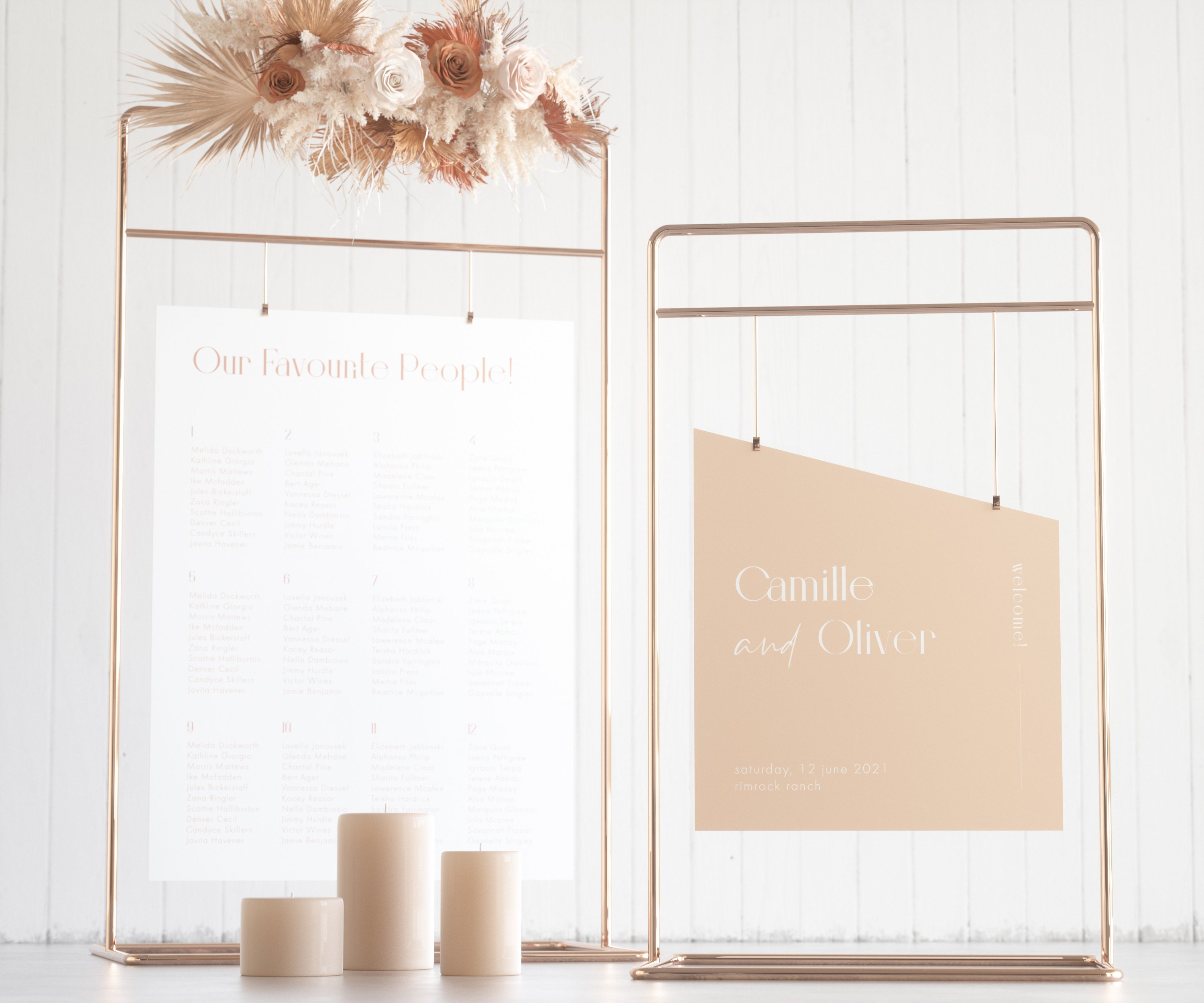 Arch Shape Wedding Welcome Sign Wedding Modern Ceremony Sign - Etsy