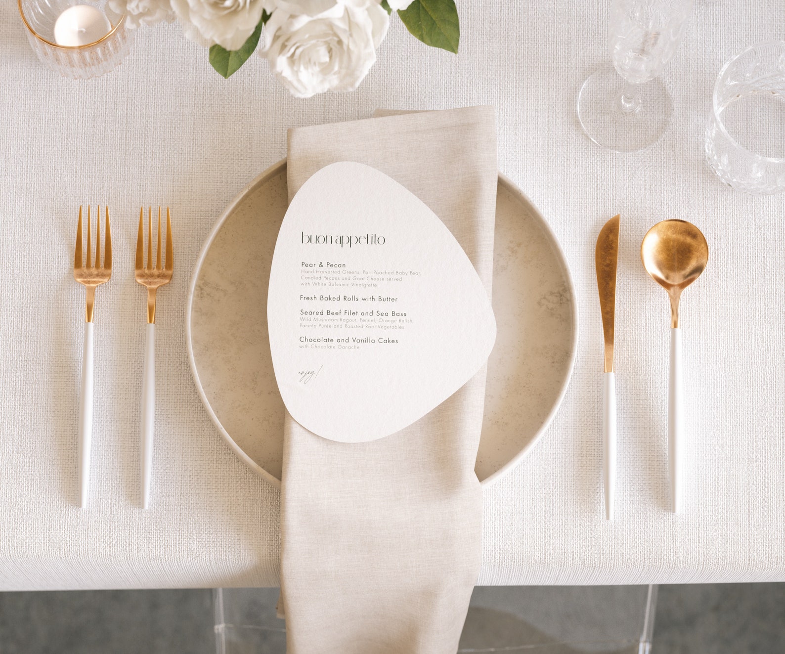 Dinner Menu Card Arch Menu Card With Guest Name Minimalist - Etsy
