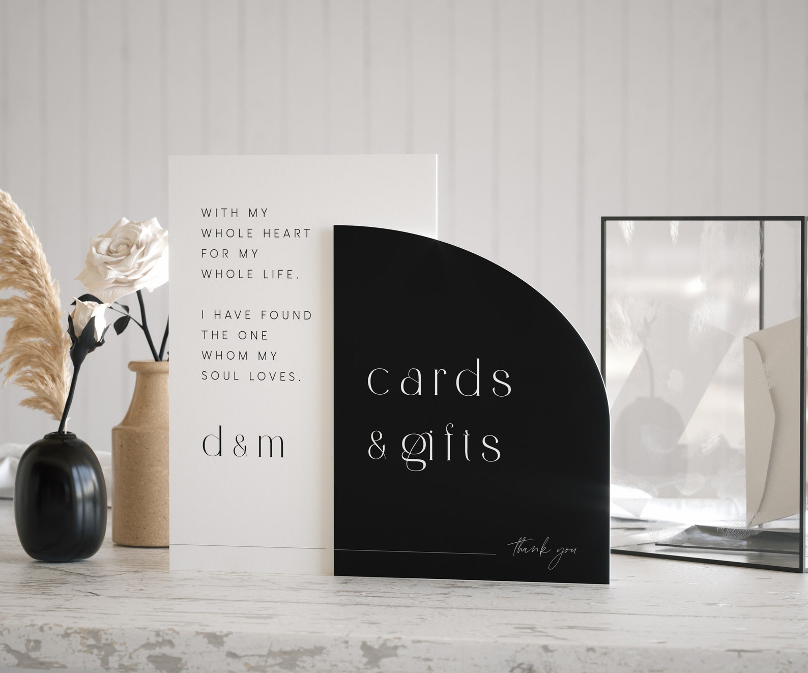 Arch Cards and Gifts Table Sign Modern Cards and Gifts - Etsy