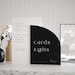 Arch Cards and Gifts Table Sign Modern Cards and Gifts - Etsy