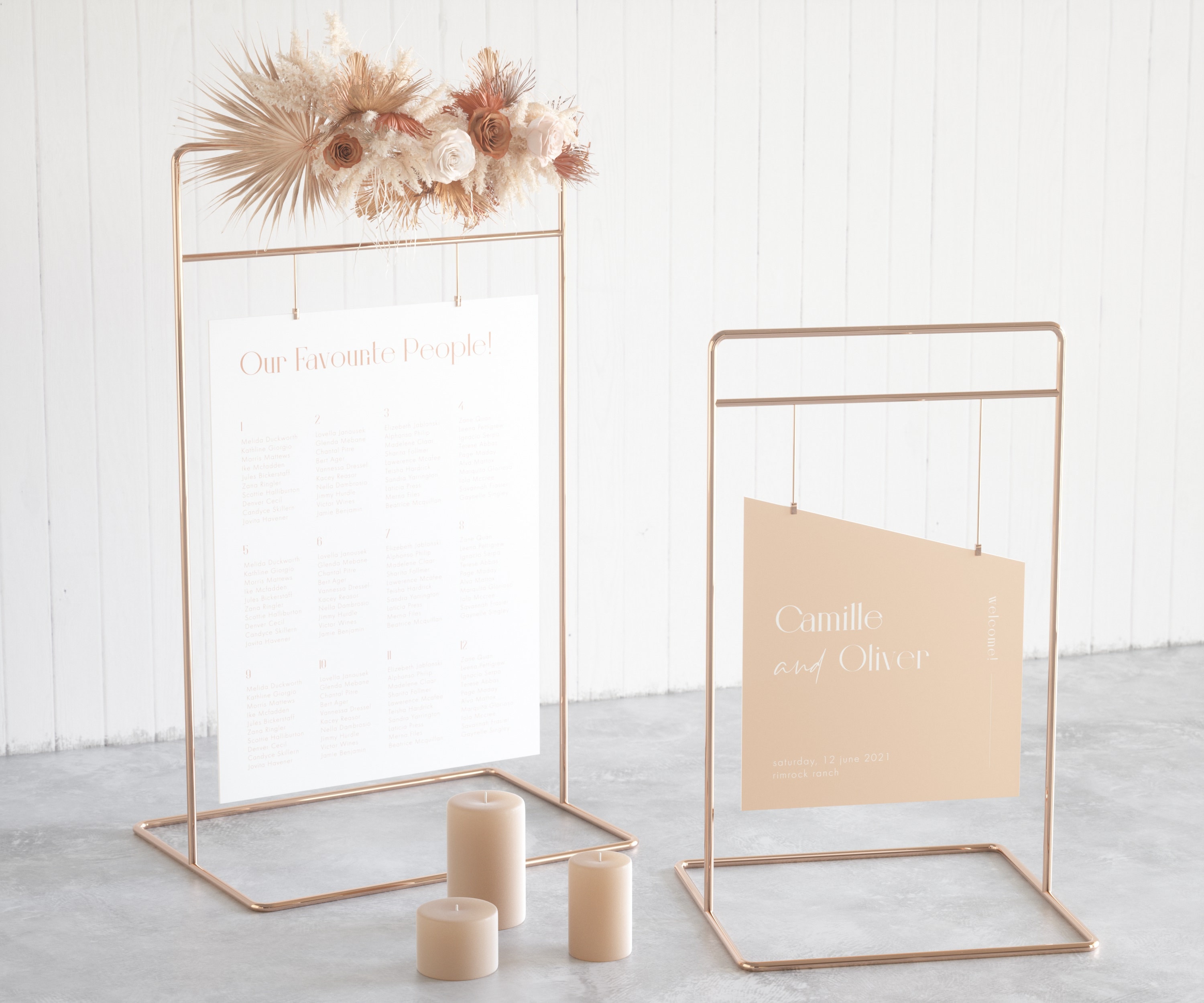 Arch Shape Wedding Welcome Sign Wedding Modern Ceremony Sign - Etsy