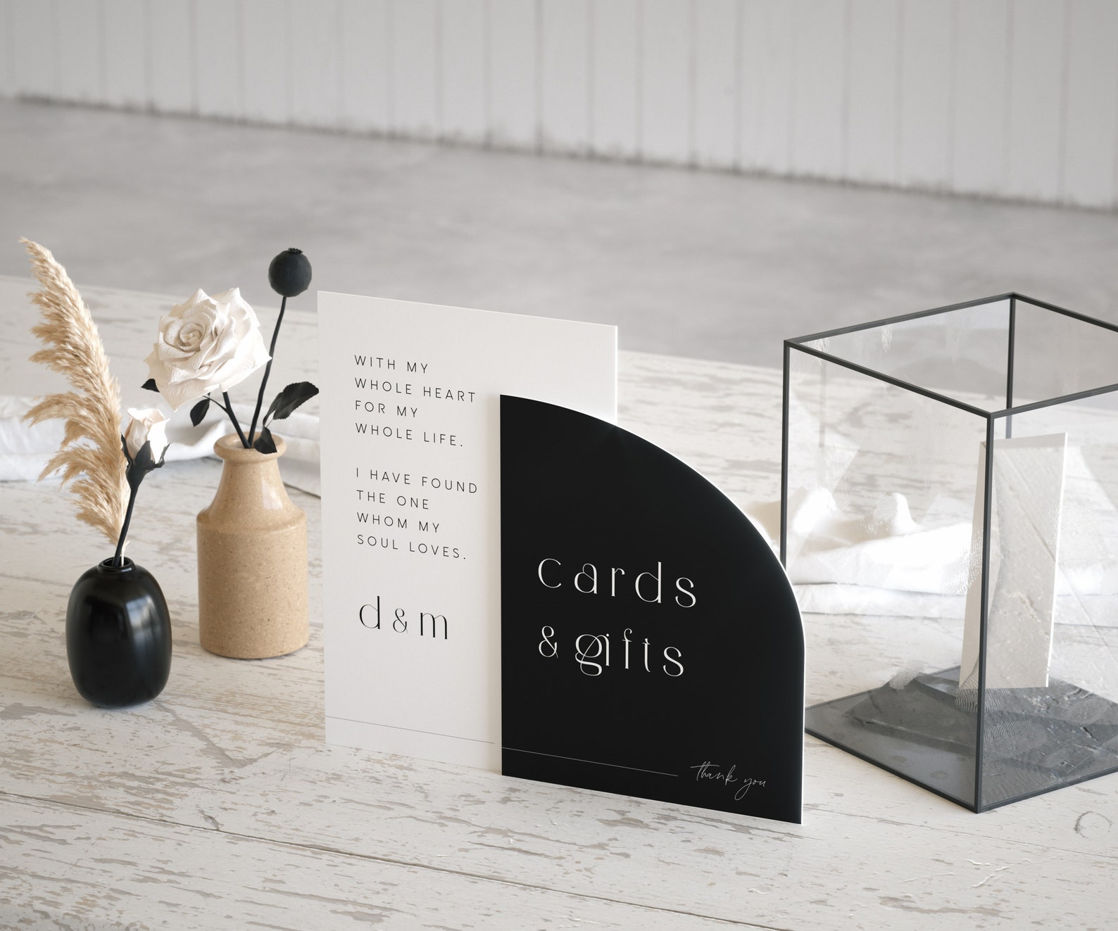 Arch Cards and Gifts Table Sign Modern Cards and Gifts - Etsy