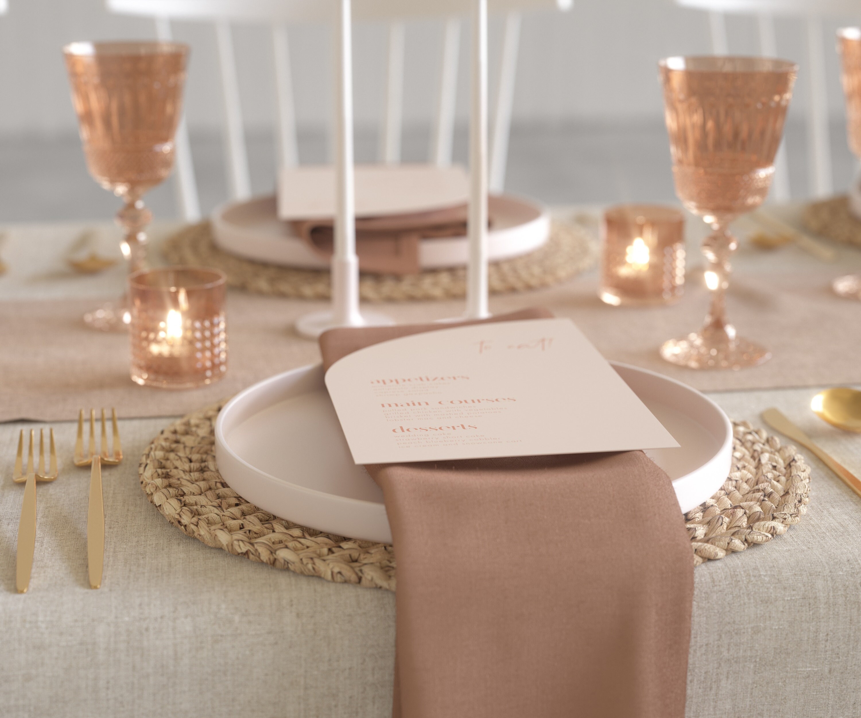 Arch Dinner Menu Card Wedding Dinner Menu Card Modern | Etsy