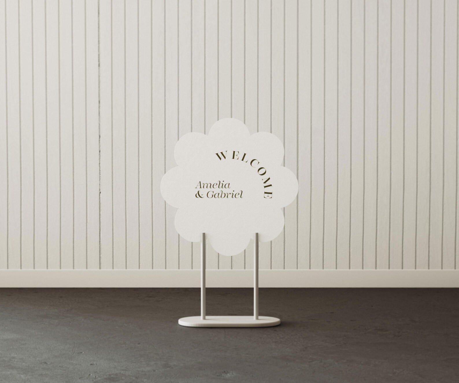 Wavy Welcome Sign | Wave Wedding Sign | Modern Wedding Sign | Ripple ...