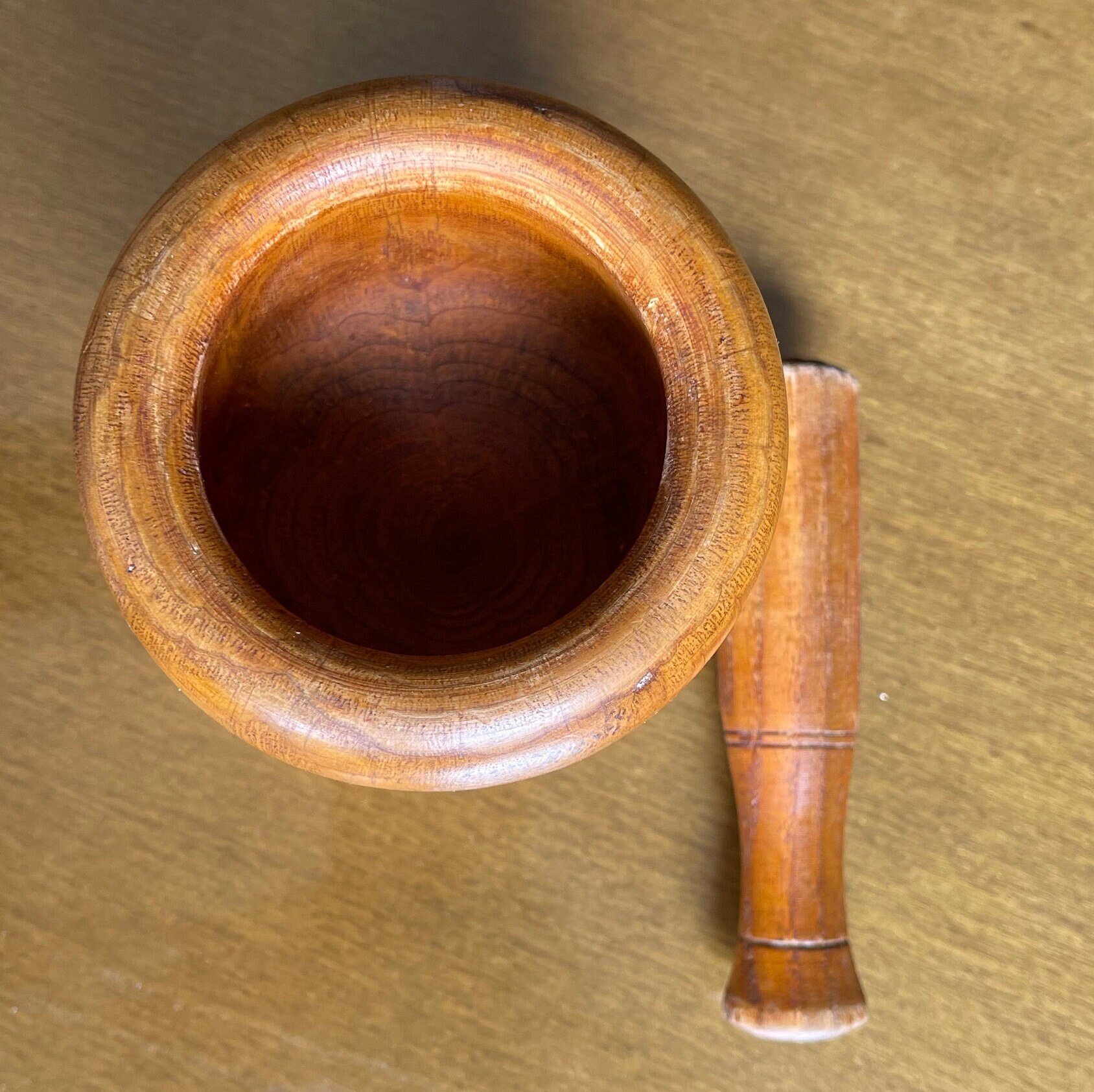 Wooden Mortar and Pestle Kitchen Tool, Home Decor - Etsy