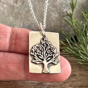 Handcrafted Sterling Silver Tree of Life Pendant - Etsy