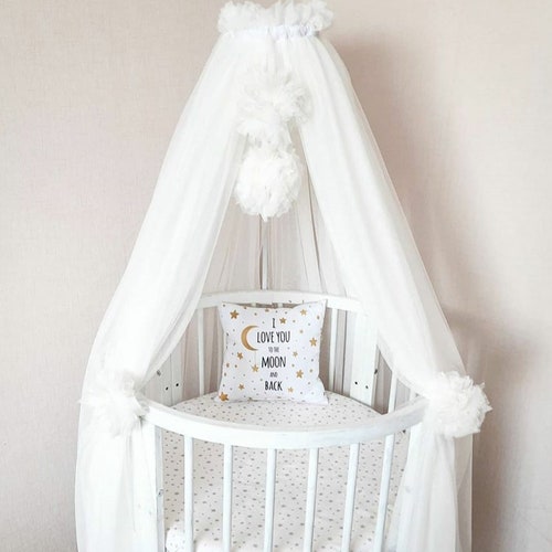 Bed Tulle Canopy for Nursery Kids Hanging Tent for Bedroom | Etsy