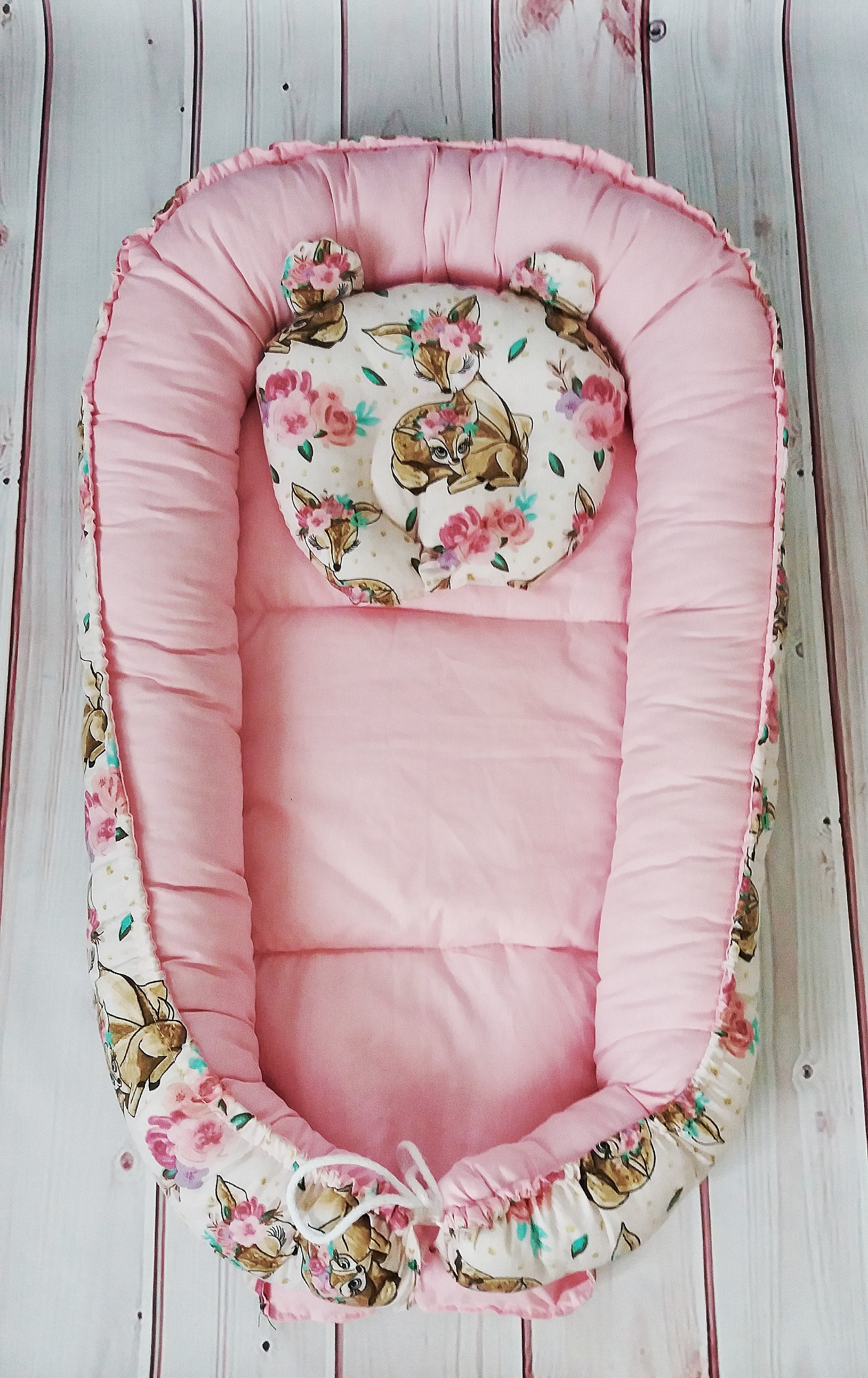 Baby Nest Baby Cushion Cocoon Baby Bed Sleep baby girl | Etsy