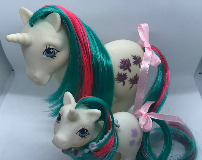 My Little Pony G1 Gusty Mom and Baby - Etsy