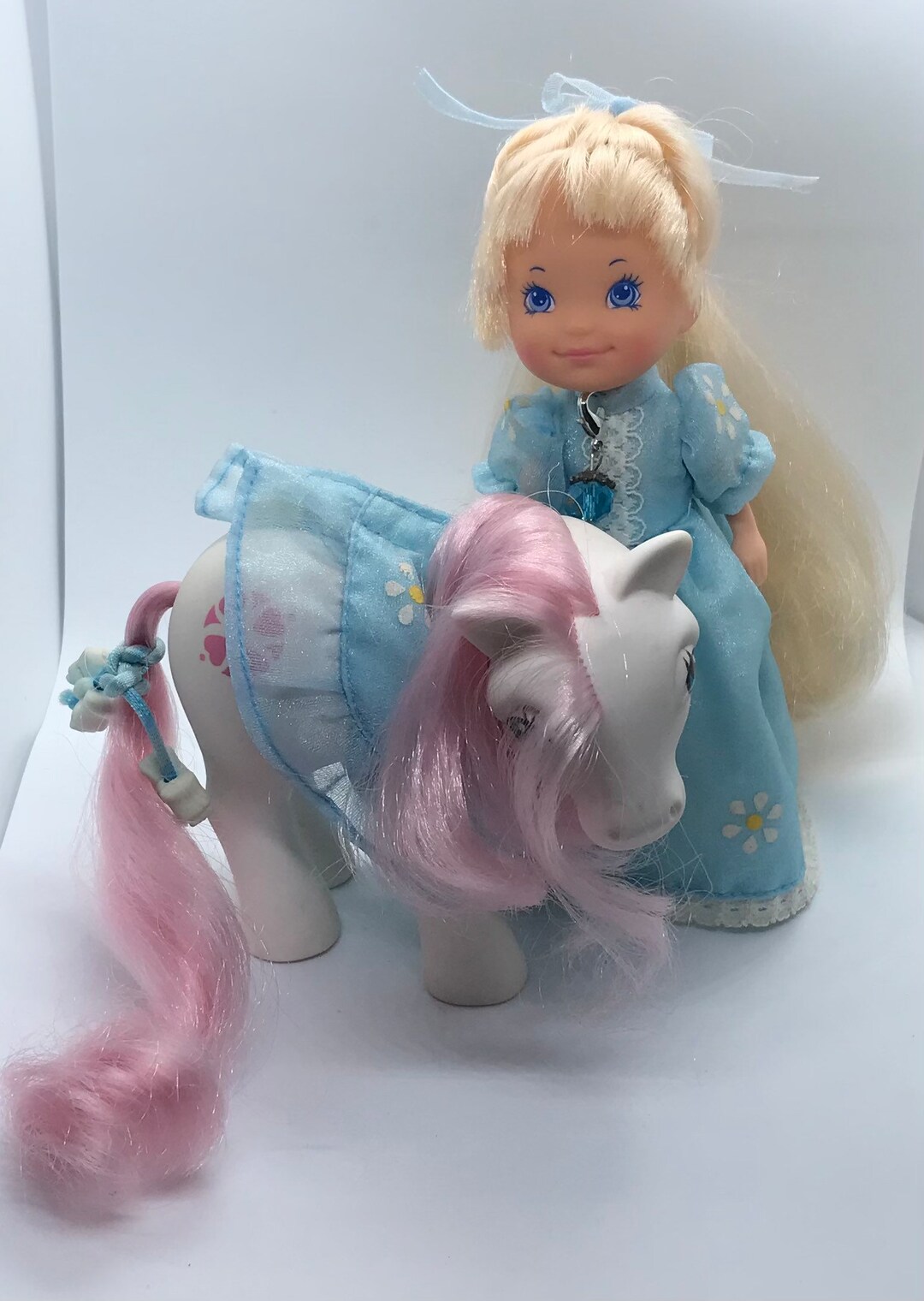 My Little Pony G1 Set Sundance and Megan With Blue Dress - Etsy