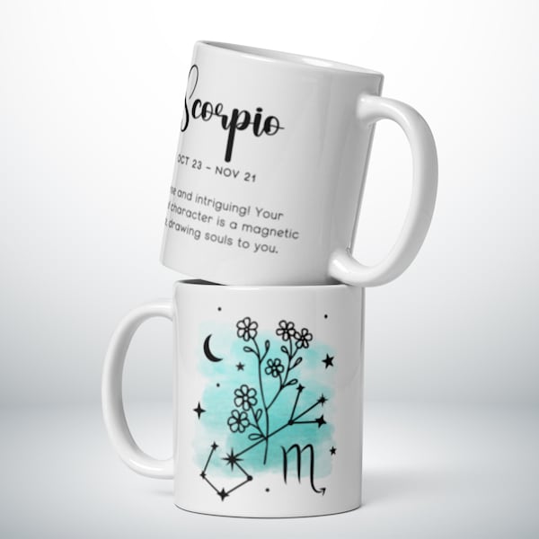 Scorpio Mug - Etsy
