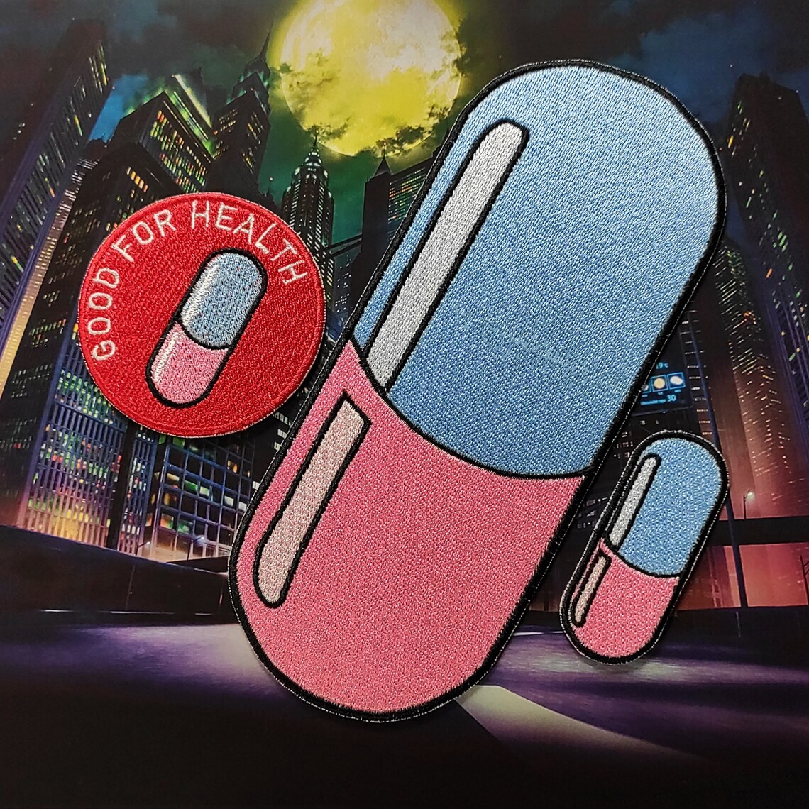 Anime Akira patch / Anime patch arrière / Akira capsule pilule | Etsy