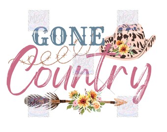 Shes Gone Country Png - Etsy