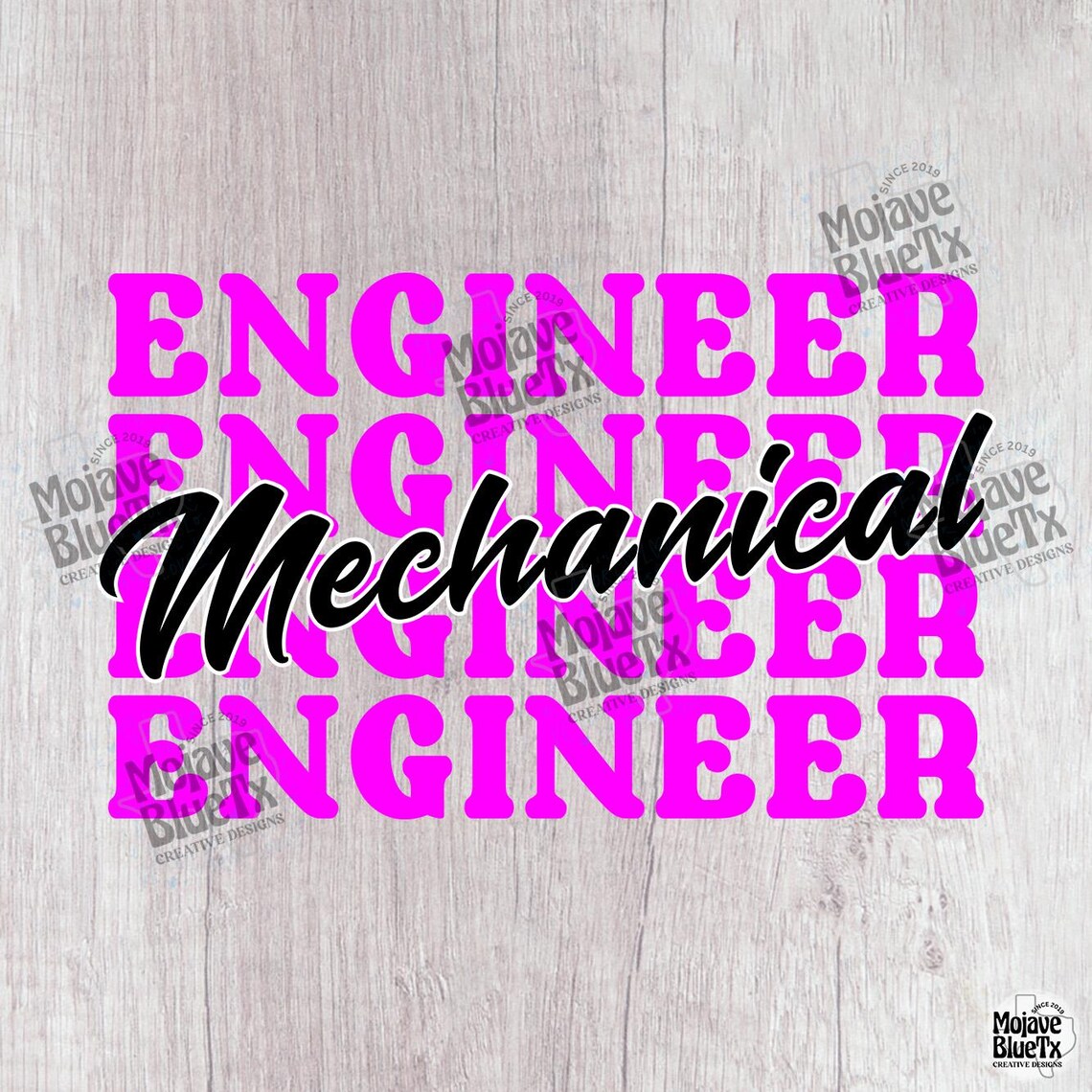 Mechanical Engineer | Digital PNG | Sublimation Design | Instant ...