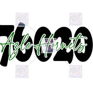 Azle Hornets 76020 (2-designs) | Digital PNG | Sublimation Design ...