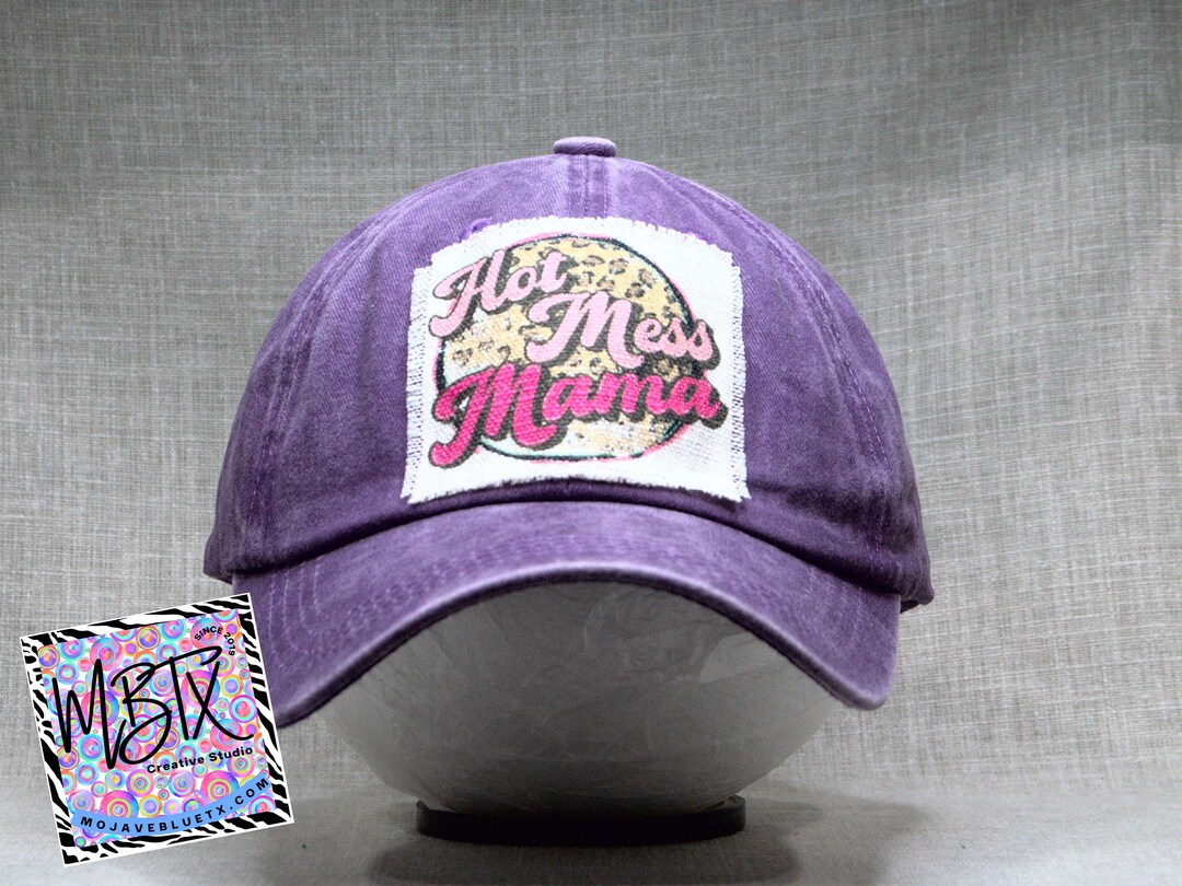 Hot Mess Mama | Unstructured Cap | Free Shipping - Etsy