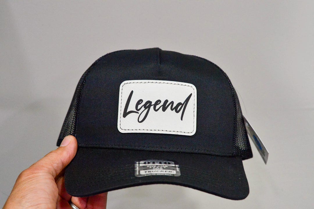 Legend / Legacy Hat Combo (adult and Youth) Leatherette Trucker Hat ...