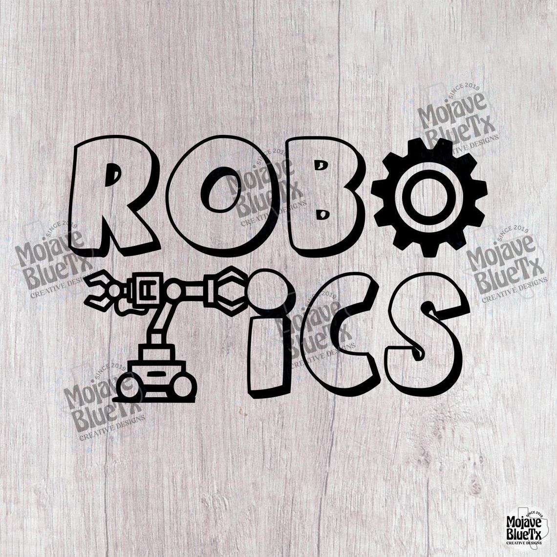 Robotics (with Arm) | Digital PNG | Sublimation Design | Instant ...