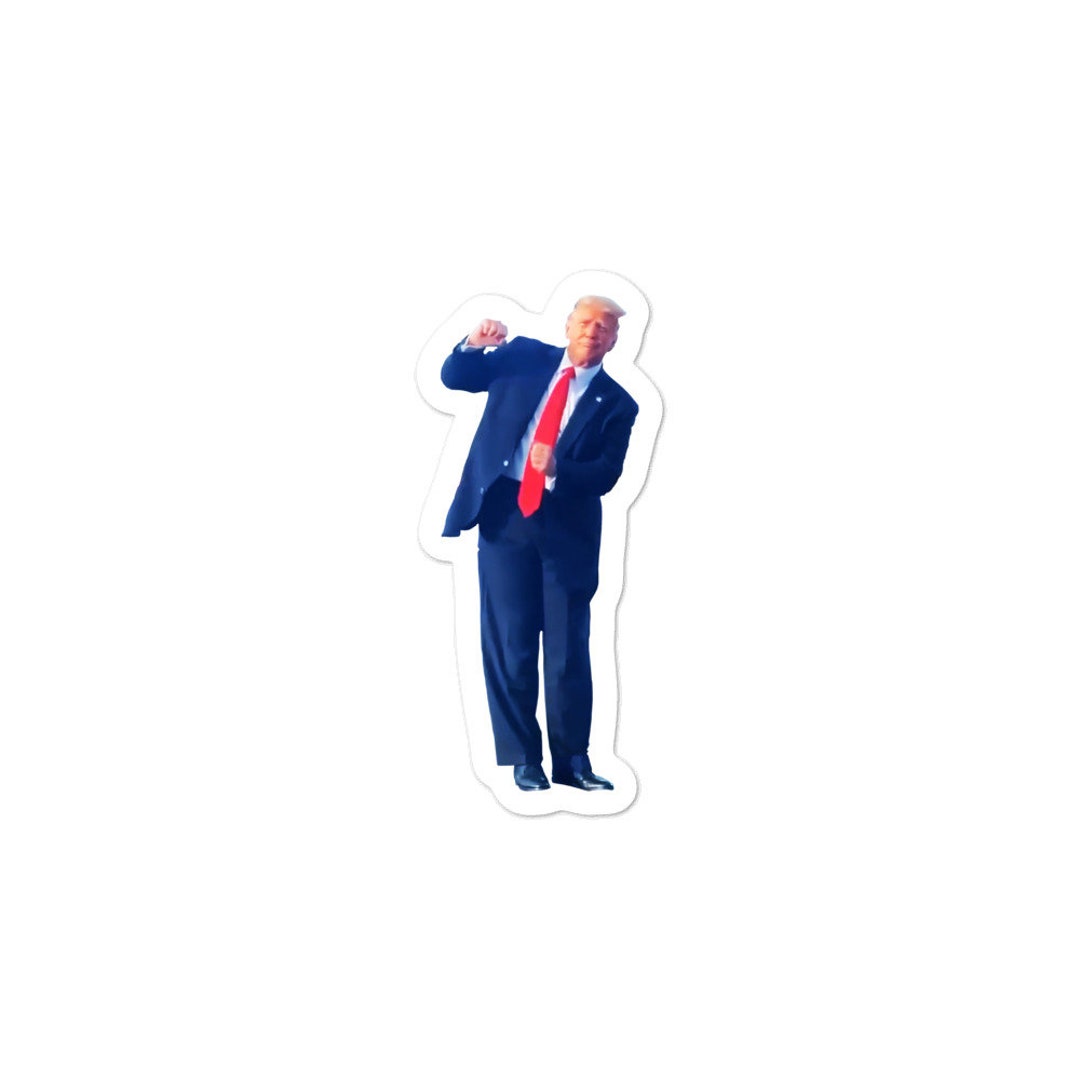 Donald Trump Dancing Dance Moves 2020 Rally MAGA Car Laptop Bottle ...