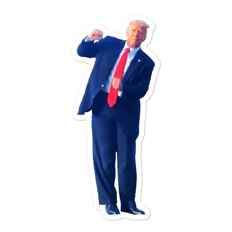 Donald Trump Dancing Dance Moves 2020 Rally MAGA Car Laptop Bottle ...