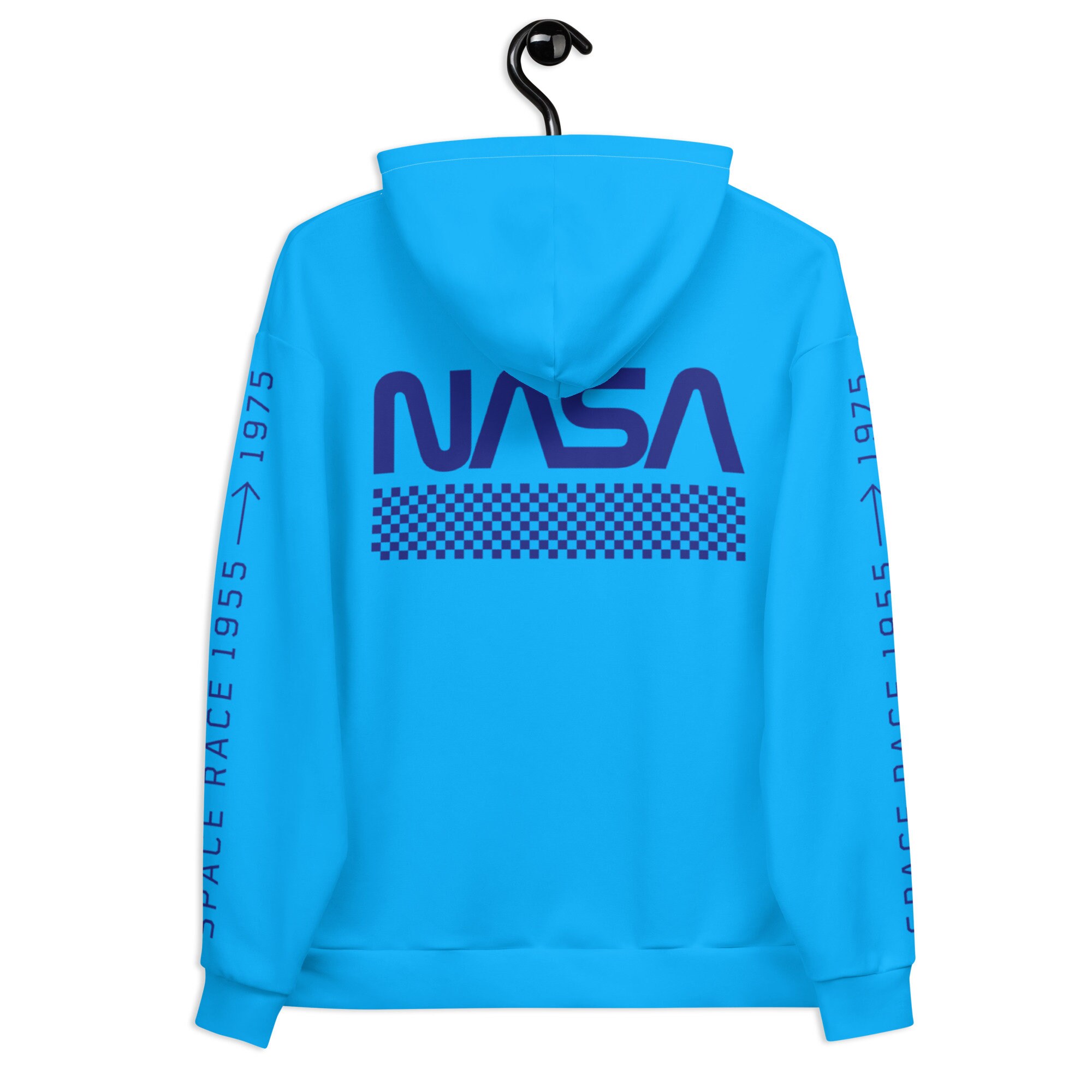 NASA Space Race Astronaut Sky Blue Unisex Hoodie Sweatshirt Sweater - Etsy