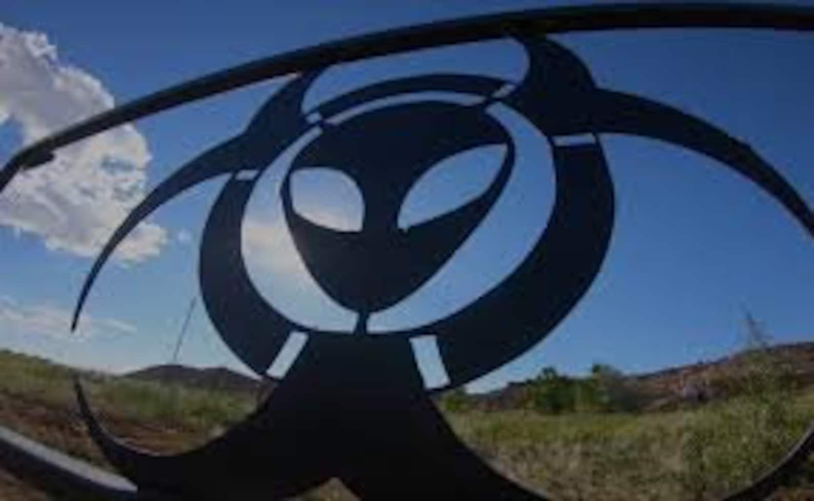 2x Skinwalker Alien Biohazard Logo Black Vinyl Decal Sticker - Etsy