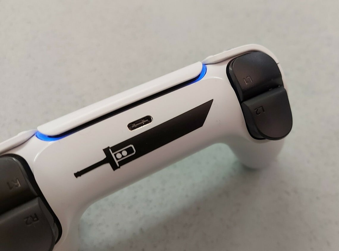 6x FINAL FANTASY 7 Playstation 5 Controller Vinyl Decal Sticker PS5 ...