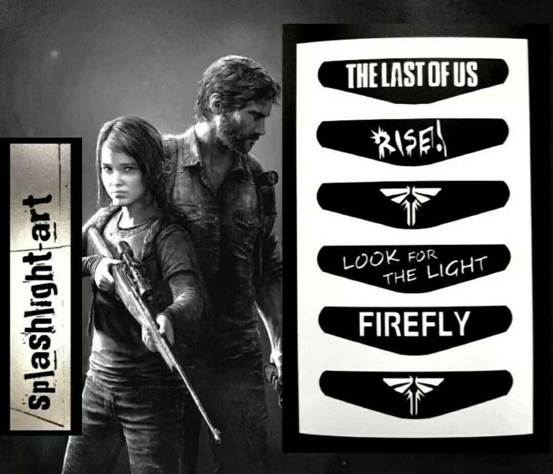 The Last of Us PS4 Controller Light Bar 6x Vinyl Sticker Decal ...