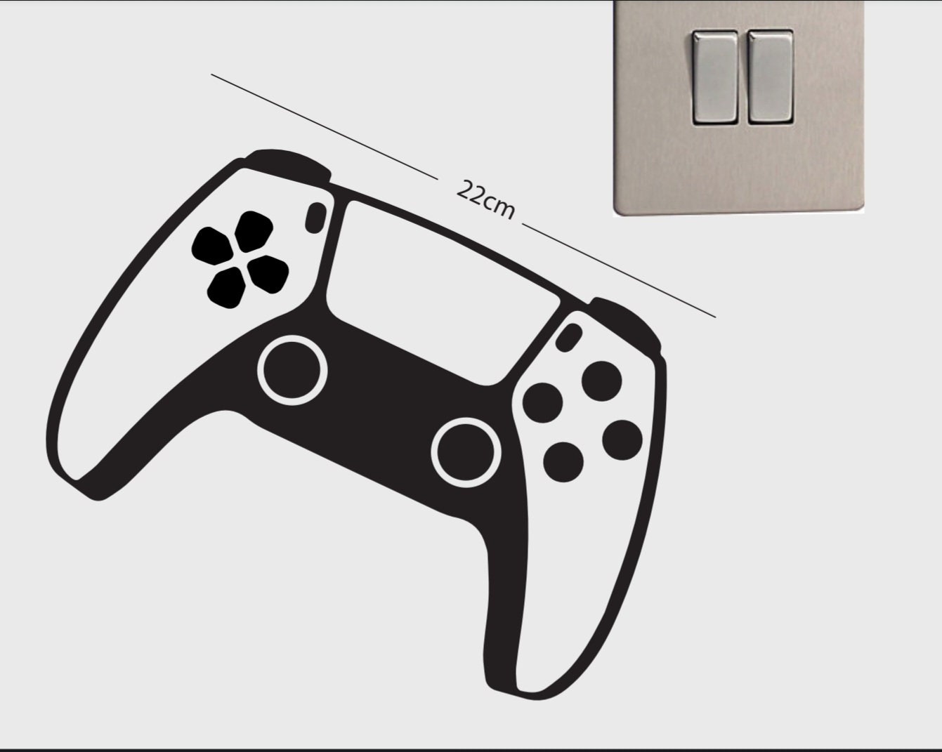 22cm Games Controller Vinyl Sticker Decal Wall Stencil for - Etsy