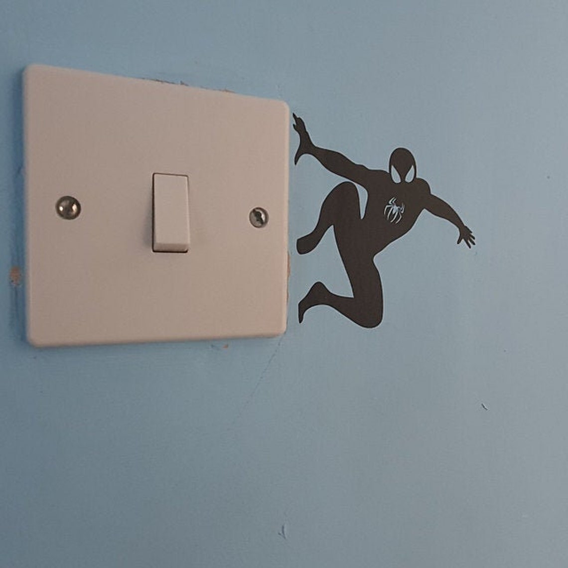 2x 10cm Spider Superhero Light Switch Vinyl Decal Sticker - Etsy