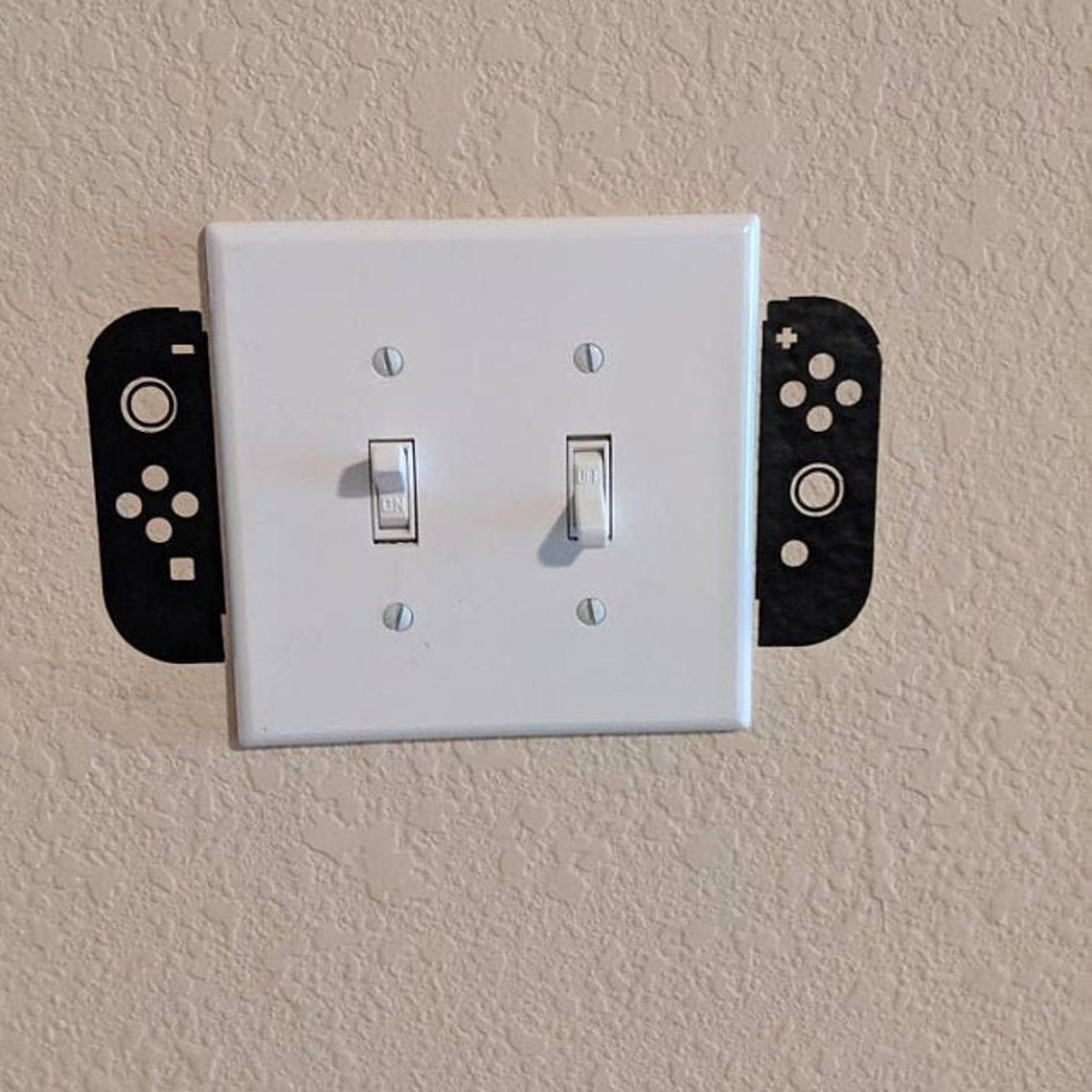 Gaming Controller Light Switch Black Vinyl Wall Decal Sticker | Etsy