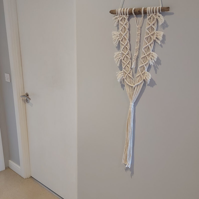 Handmade Driftwood White Macramè Cotton Viking and Norse - Etsy UK