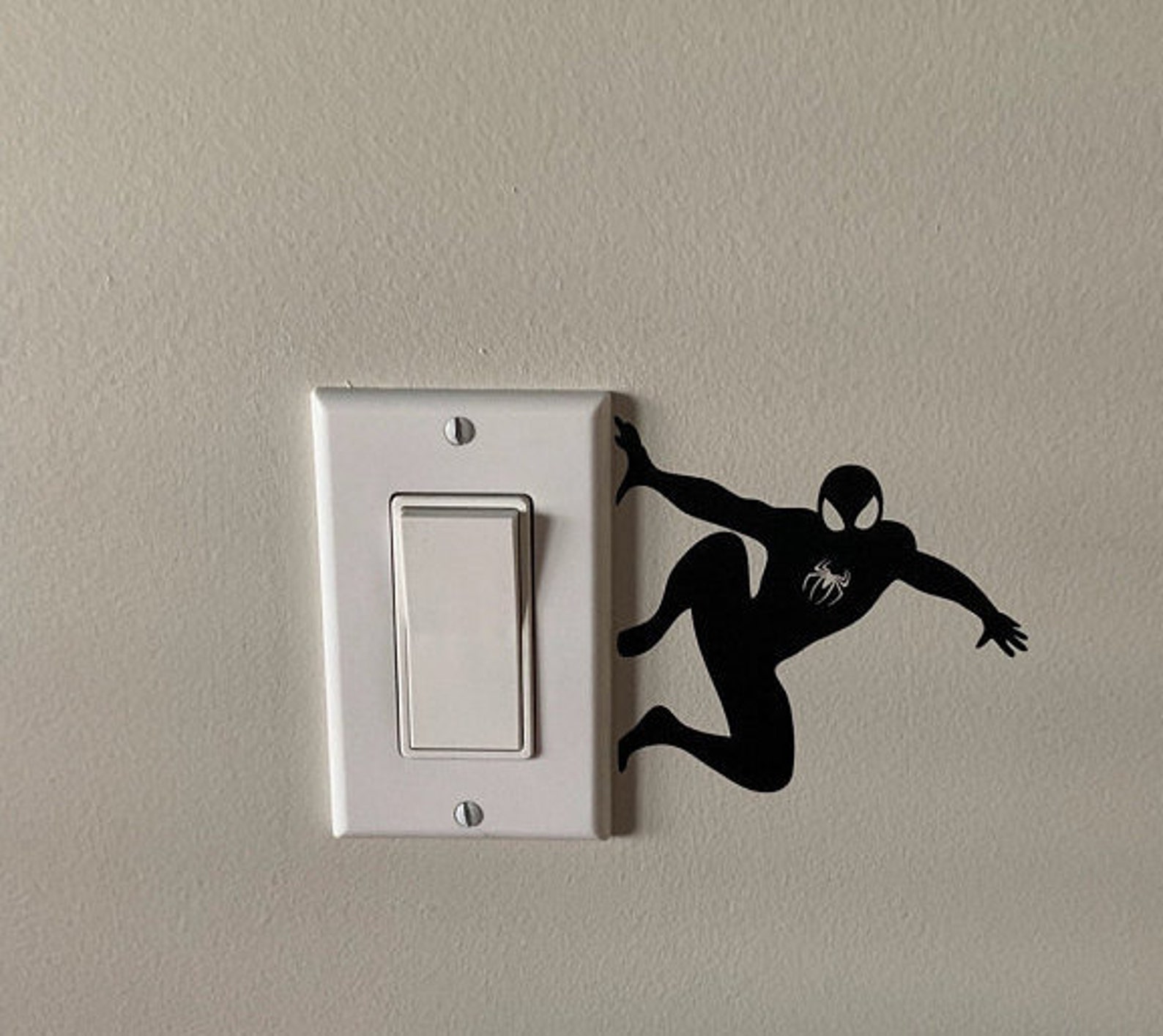 2x 10cm Spider Superhero Light Switch Vinyl Decal Sticker | Etsy UK