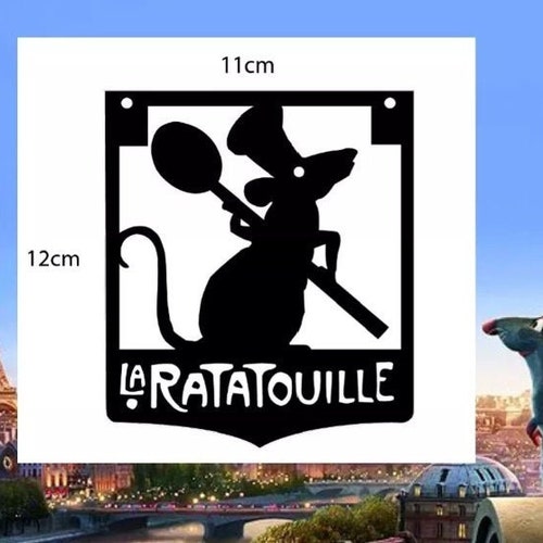 Ratatouille Rat Vinyl Wall Decal Sticker La Ratatouille - Etsy