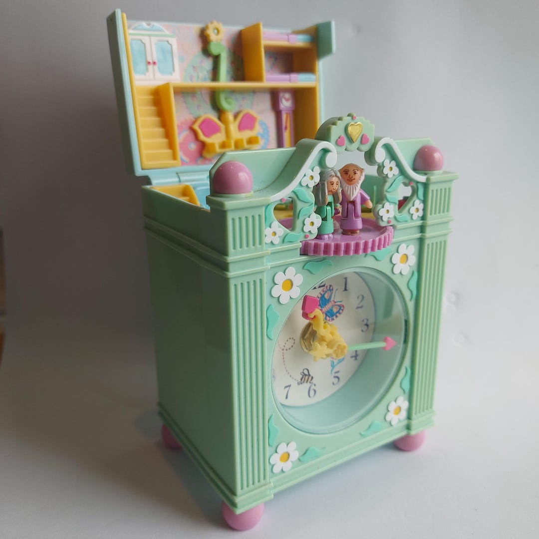 Vintage Bluebird Polly Pocket 1991 Fun Time Clock 100% Complete - Etsy