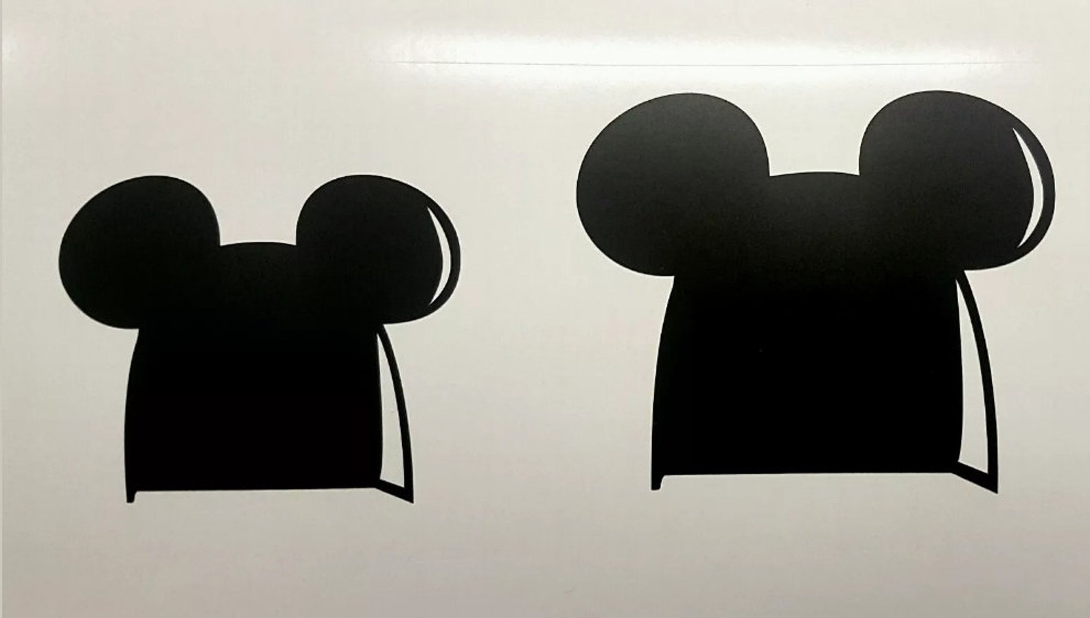 4x Mickey Ears Mouse Hole Vinyl Decal Sticker Disney - Etsy UK