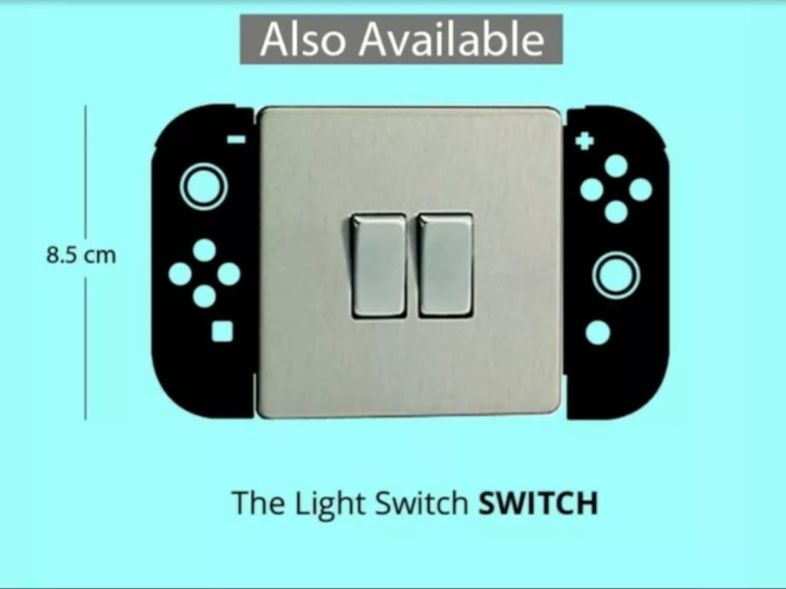 Games Controller Light Switch Vinyl Sticker Decal Wall Stencil - Etsy