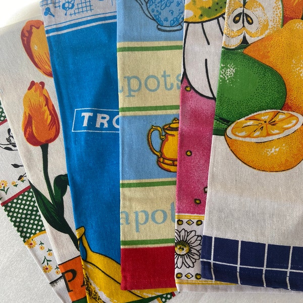 Vintage Tea Towels - Etsy