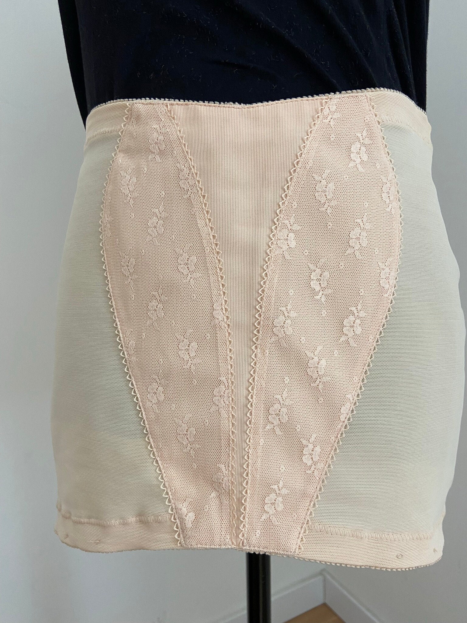 French 'CHANTELLE, Paris' Lingerie Nude / Beige Roll on Girdle Slip ...