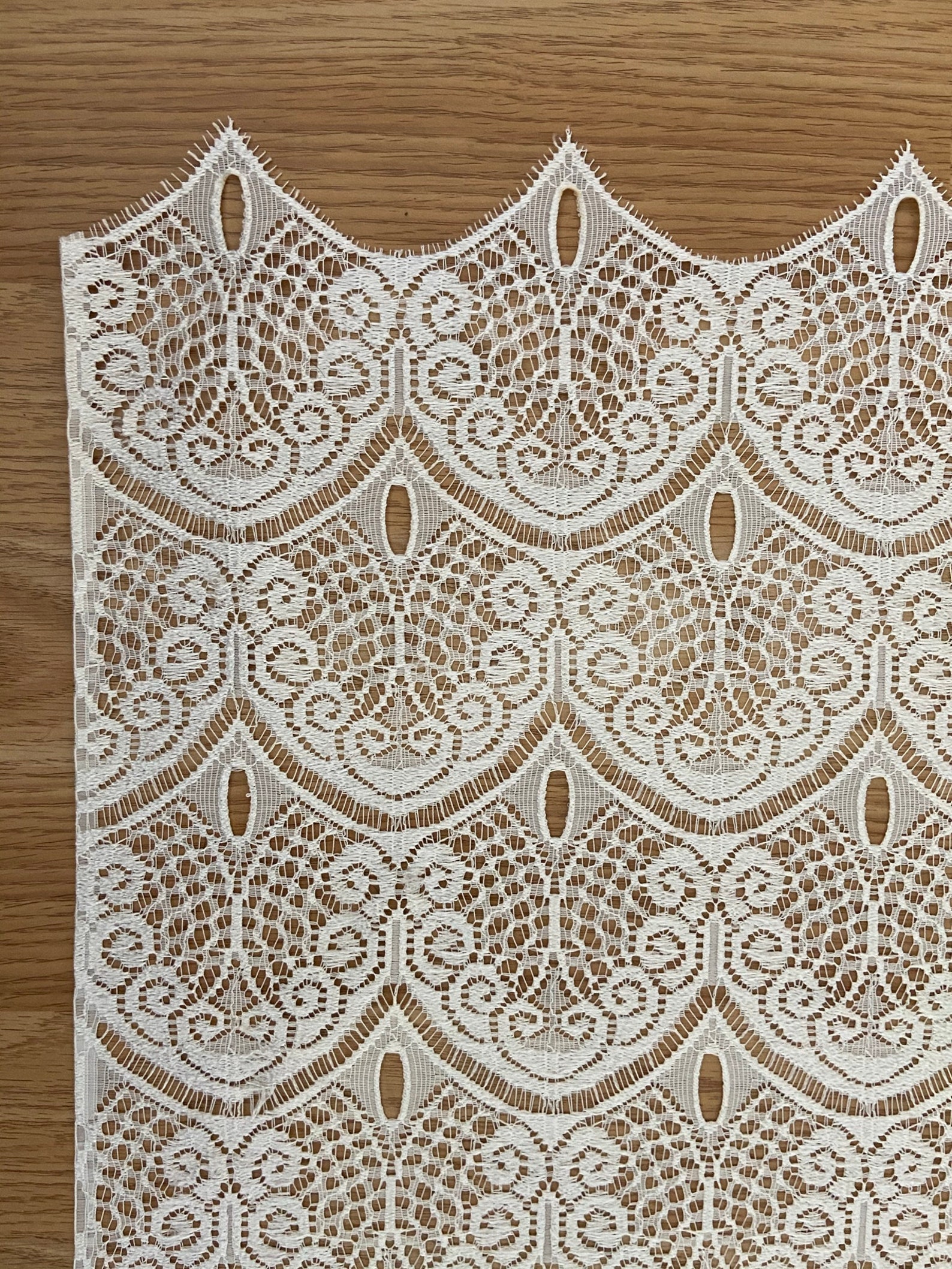 French Satin Pearl White Lace Net Machine Embroidered Single - Etsy UK