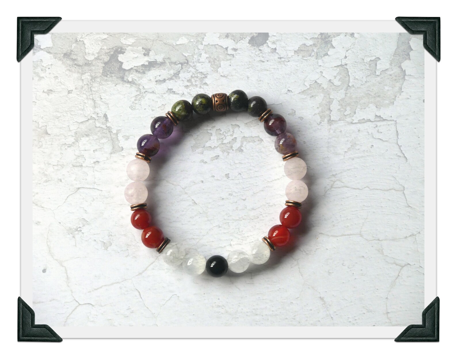 PTSD Recovery Support Beaded Bracelet Reiki Charged healing ...