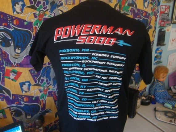 Vintage Powerman 5000 Rockets & Robots 2000 Tour T Sh… - Gem