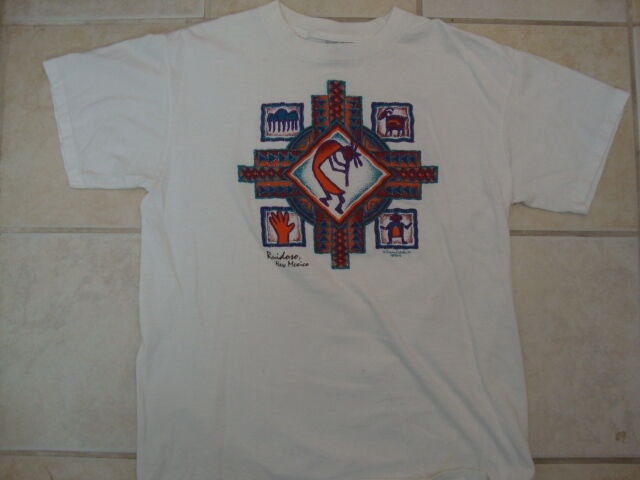 Vintage Ruidoso New Mexico Vacation Tourist Tribal Art White - Etsy UK