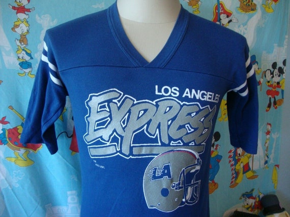 Vintage 80's Los Angeles Express USFL jersey T shirt … - Gem