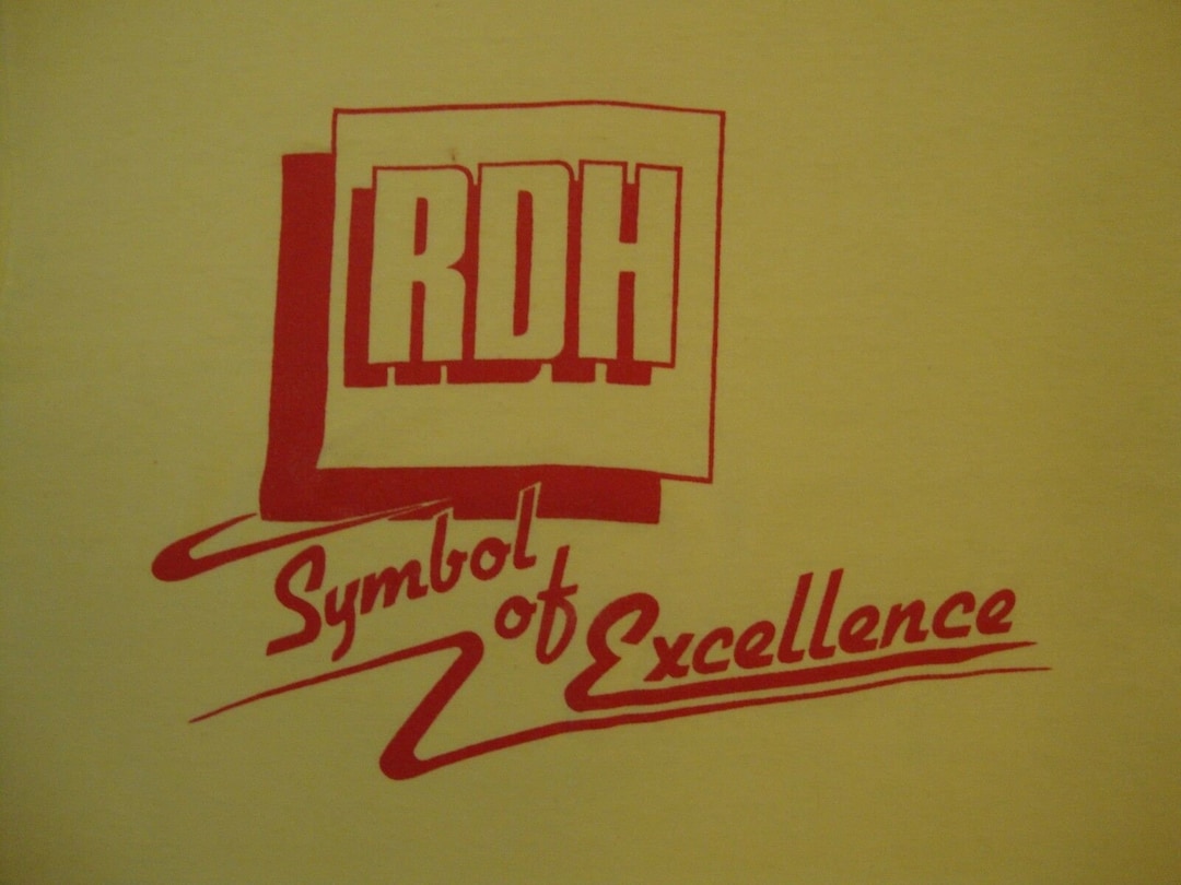 Vintage RDH "symbol of Excellence" Soft Yellow T Shirt L - Etsy