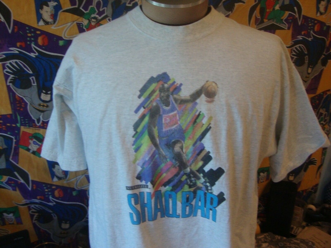 Vintage 90's SHAQ Bar Shaquille O'neal NBA T Shirt XL - Etsy