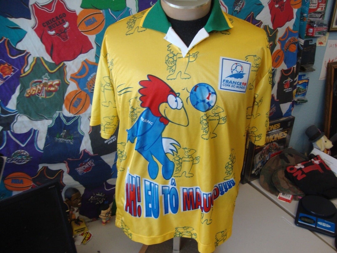 Vintage FIFA World Cup 1998 France Soccer Futbol 98 UEFA European Jersey L - Etsy