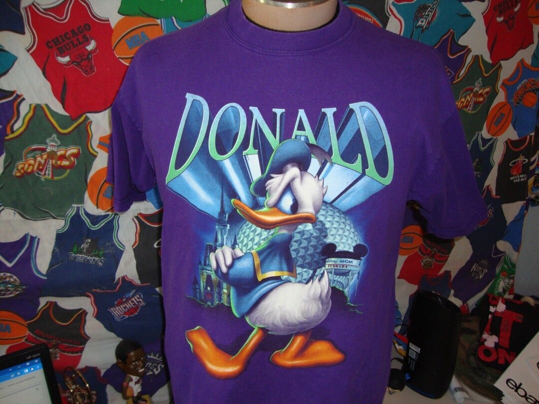 Vintage 90s Epcot Center Donald Duck Walt Disney T Shirt L - Etsy