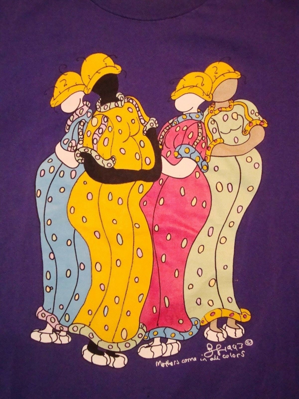 Vintage Mothers Come in All Colors Brian Joseph Art Poems 1993 - Etsy