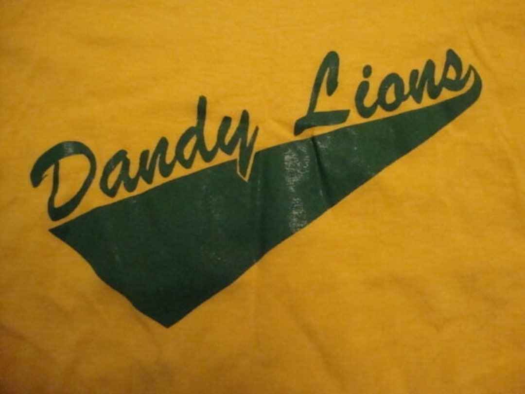 Vintage Dandy Lions Fan Apparel Yellow Soft T Shirt Size M - Etsy